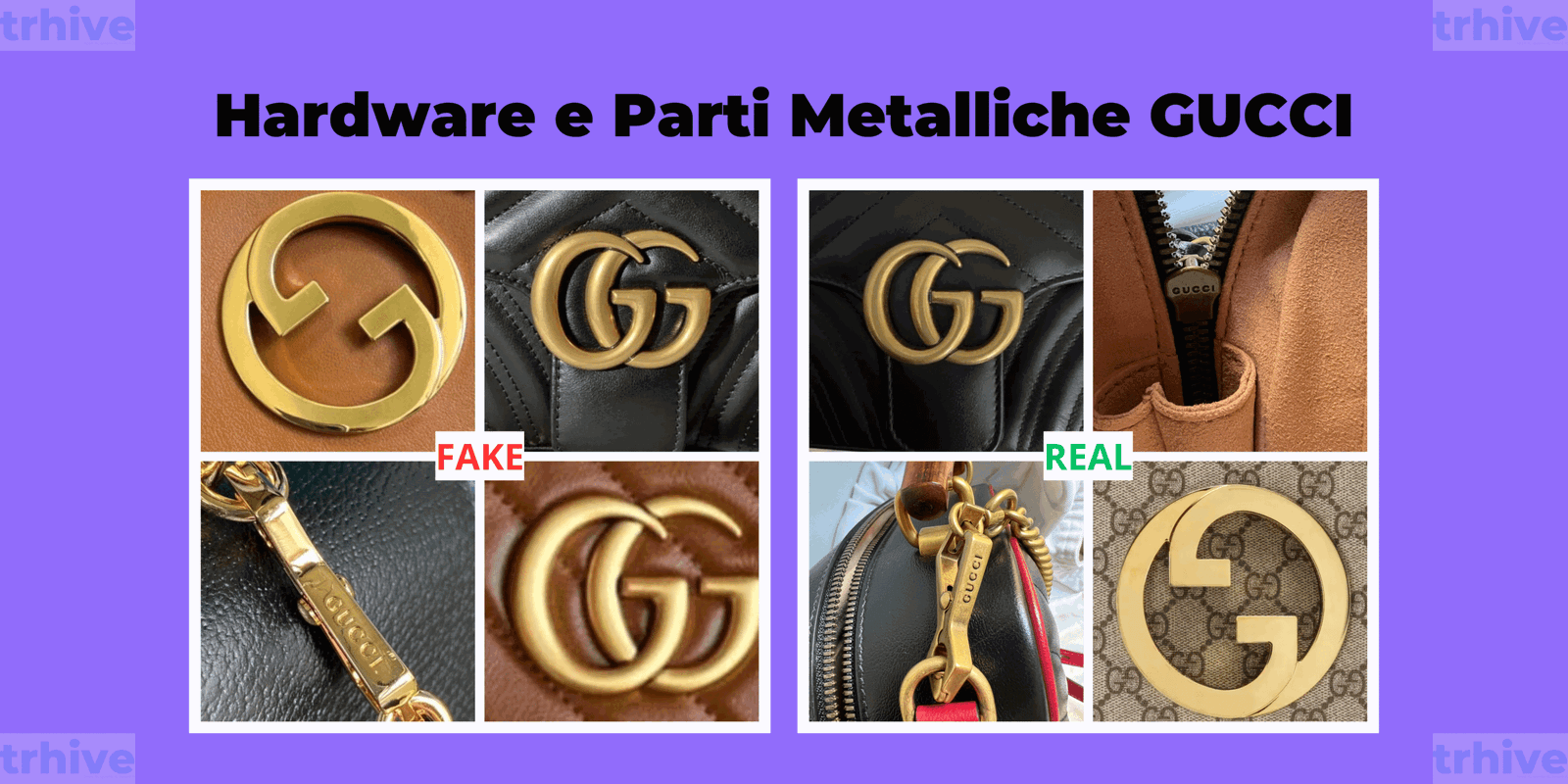Come riconoscere una borsa GUCCI fake - trhive